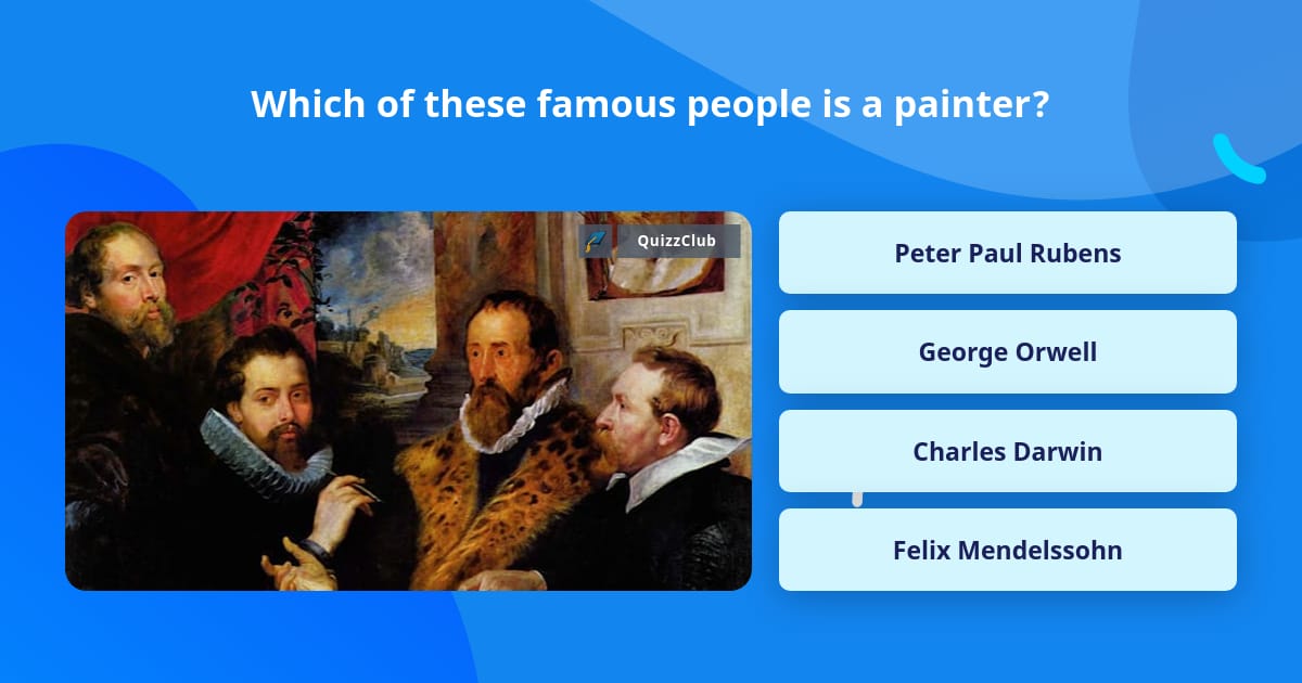 Which of these famous people is a... | Trivia Questions | QuizzClub