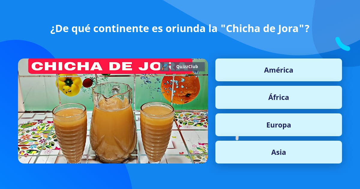 ¿De qué continente es oriunda la... | Las Preguntas Trivia | QuizzClub