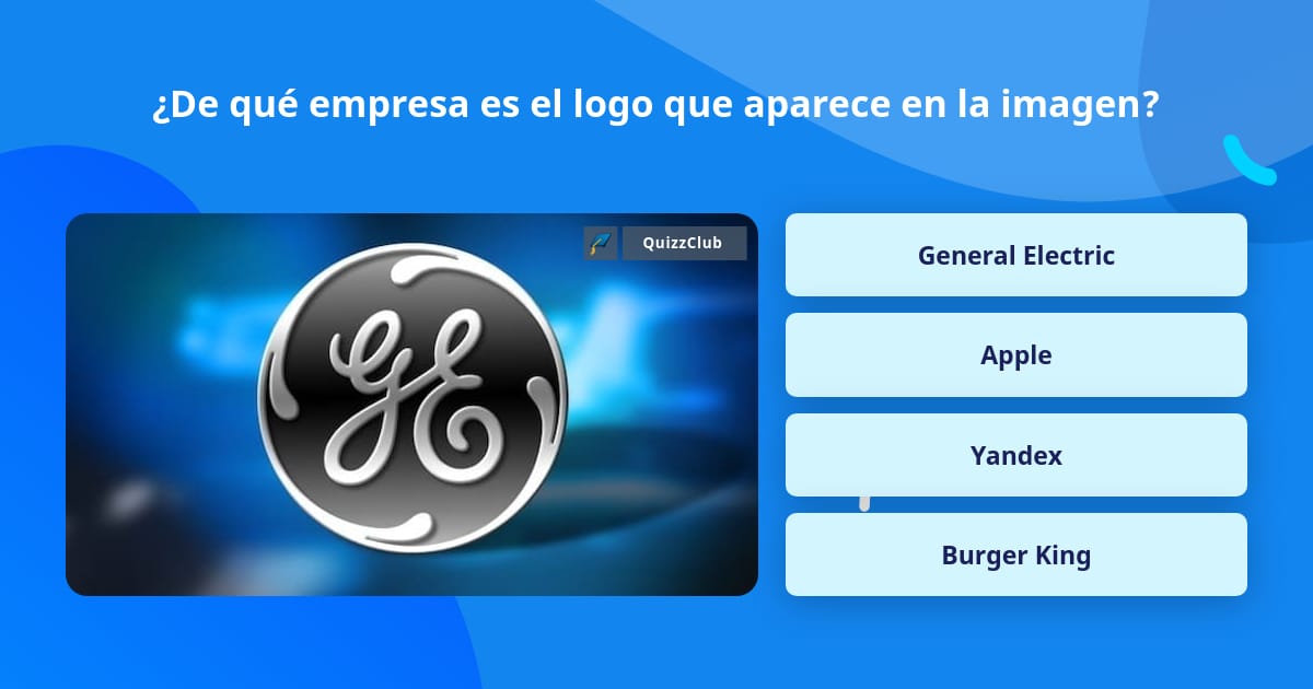 ¿De qué empresa es el logo que... | Las Preguntas Trivia | QuizzClub