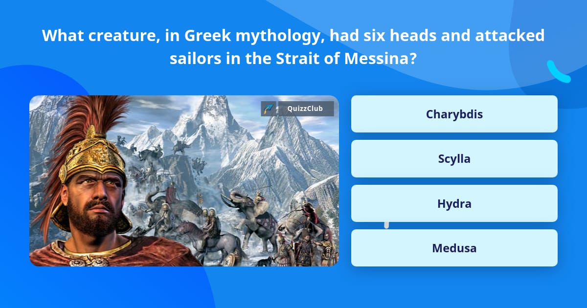 What creature, in Greek mythology,... | Trivia Questions | QuizzClub
